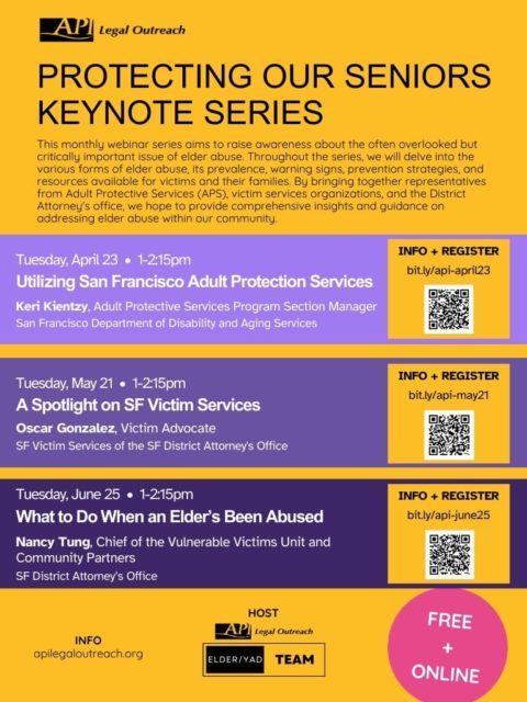 Webinar Series: Protecting our Seniors - API Legal Outreach