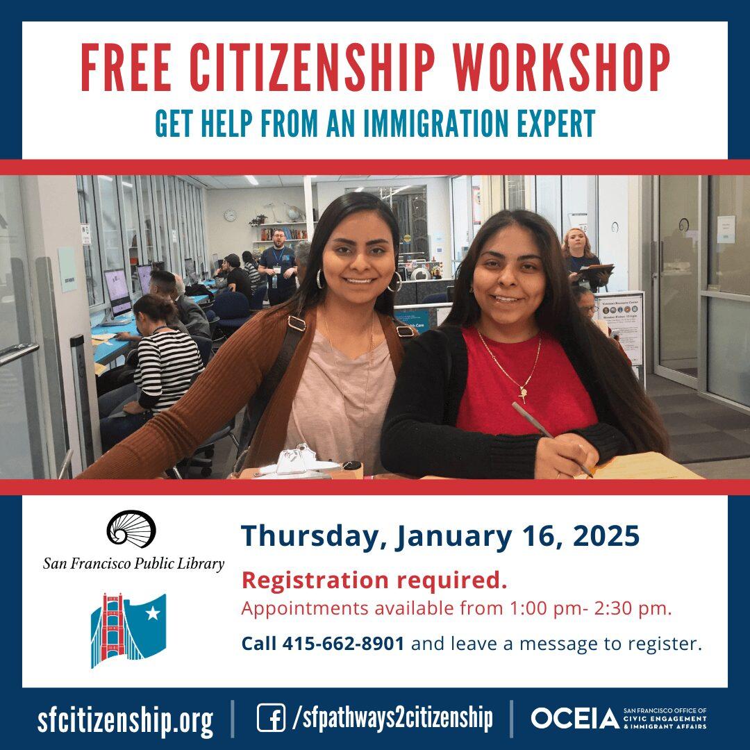 Citizenship Workshop: Lawyers in the Library - API Legal Outreach